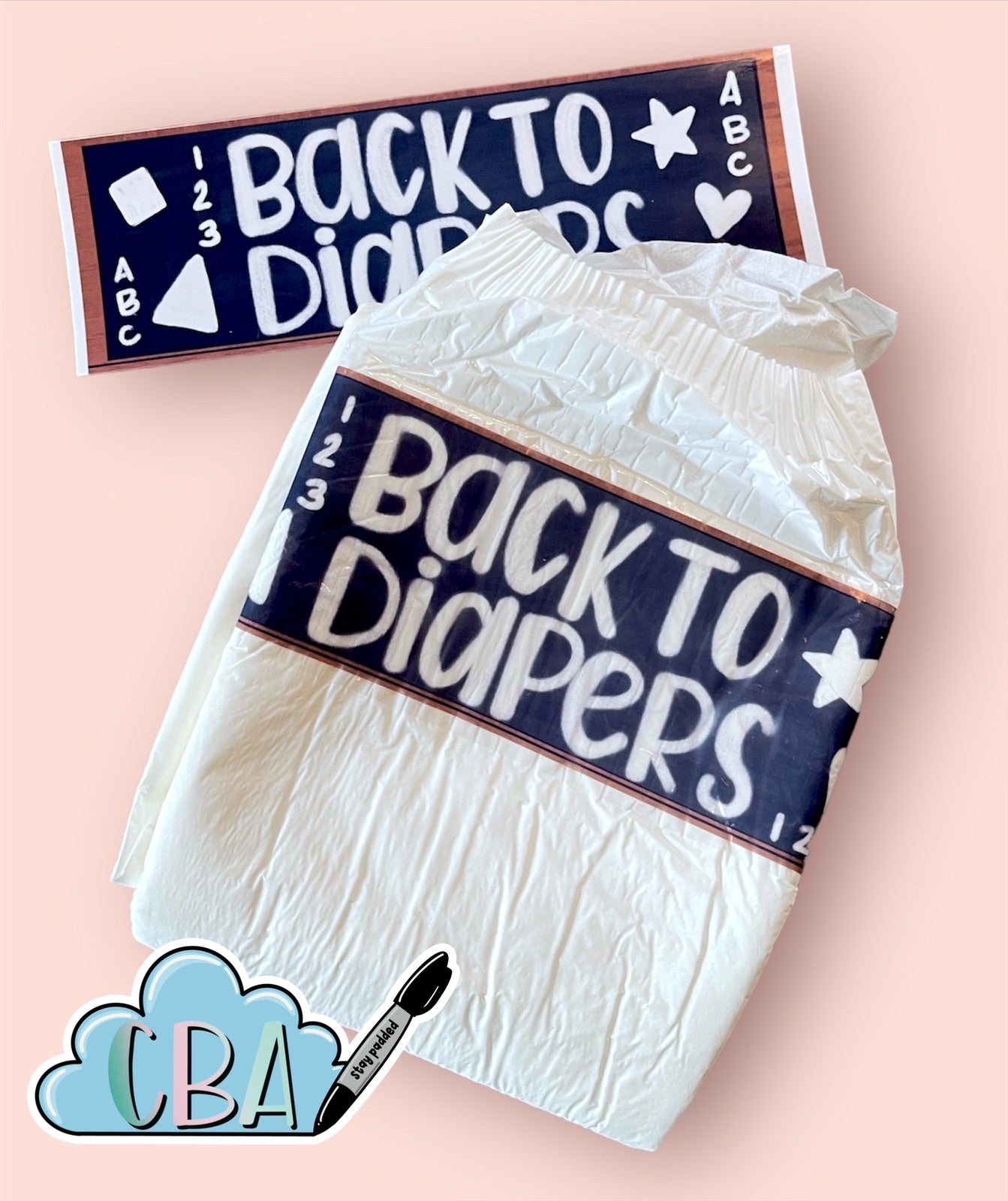 ABDL Clear Premium Diaper Tapes “Back To Diapers” – CBA