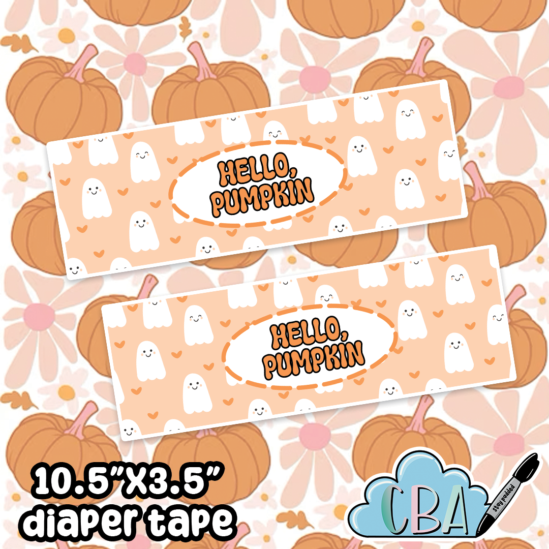 ABDL Premium Halloween Diaper Tape "Hello Pumpkin" – CBA