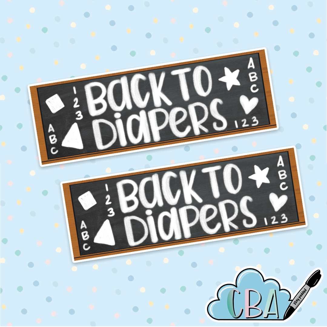 ABDL Clear Premium Diaper Tapes “Back To Diapers” – CBA