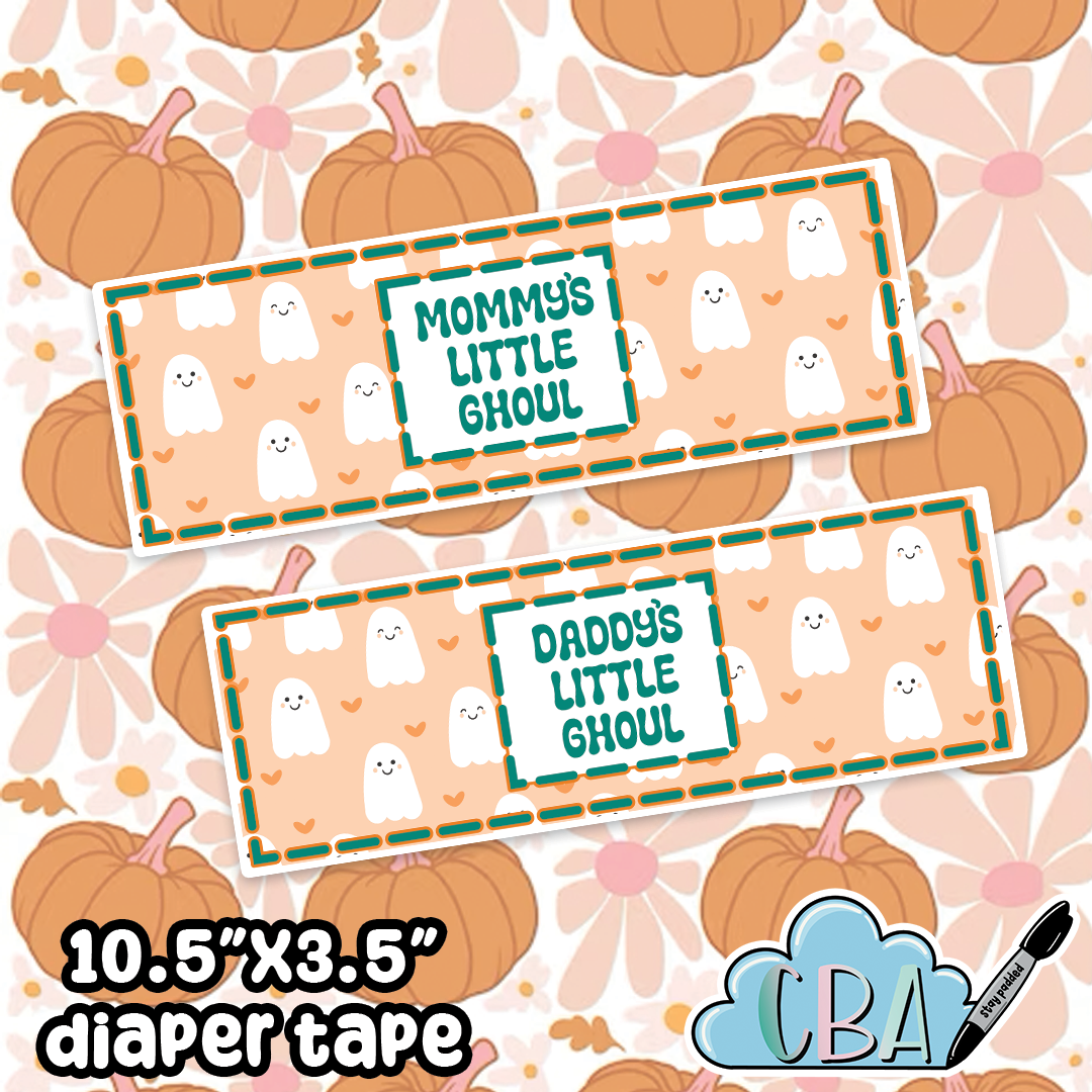 ABDL Halloween Diaper Tape "Mommy's or Daddy's Little Ghoul" – CBA