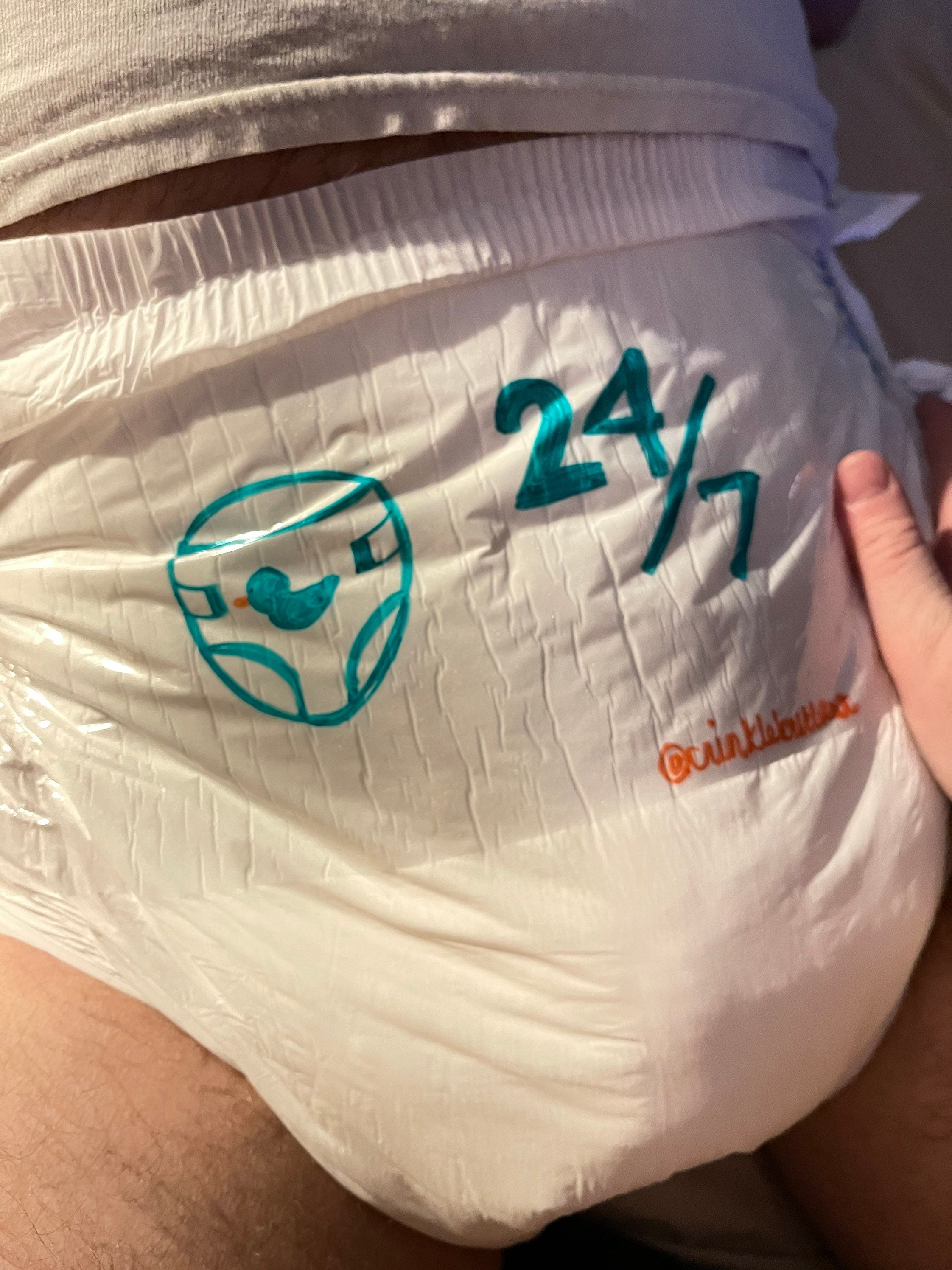 Diapered 24/7 Diaper – CBA