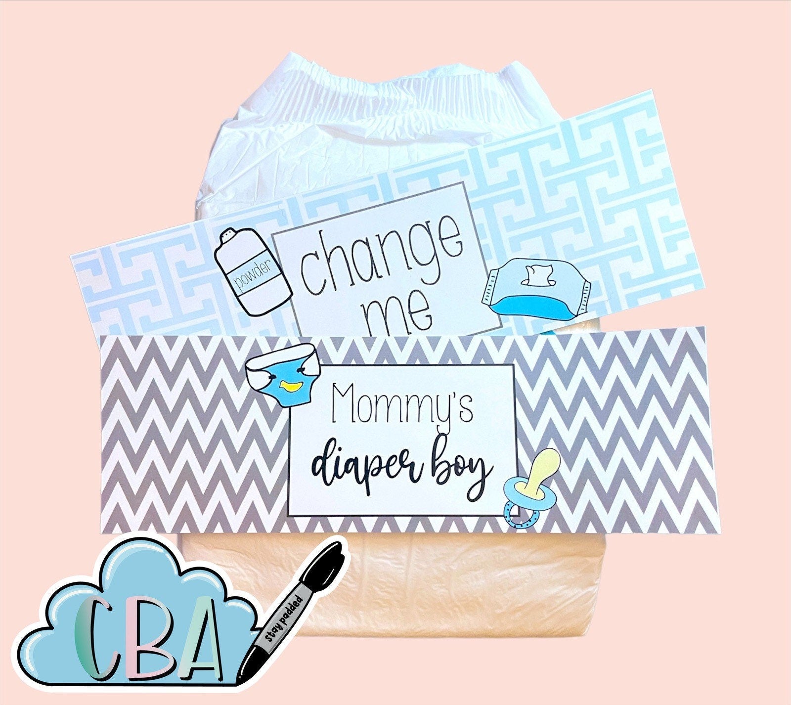 Set of *5* ABDL Diaper Tapes, Mommy Rey's Humiliation Set – CBA