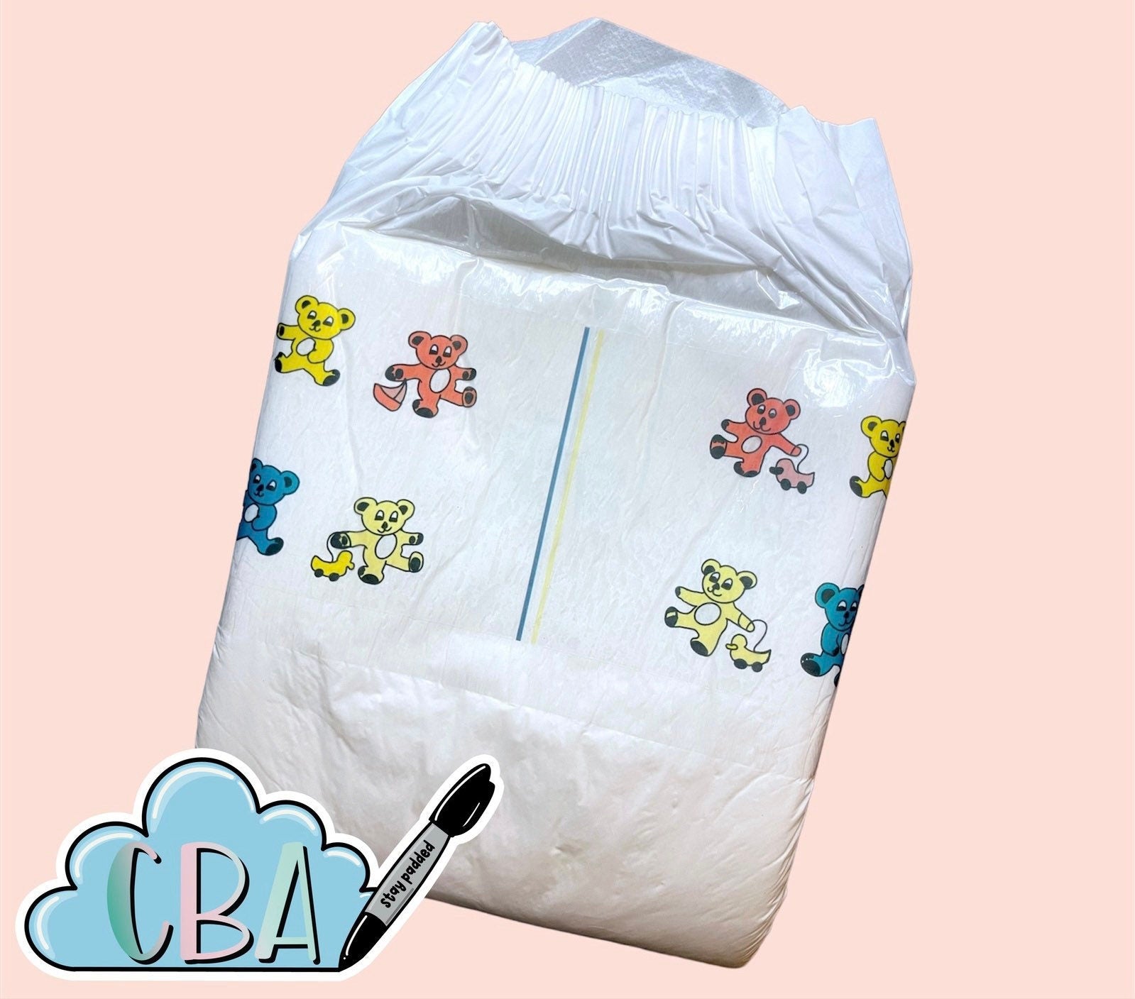 ABDL Clear Premium Diaper Tapes “80s Diaper Tapes” – CBA